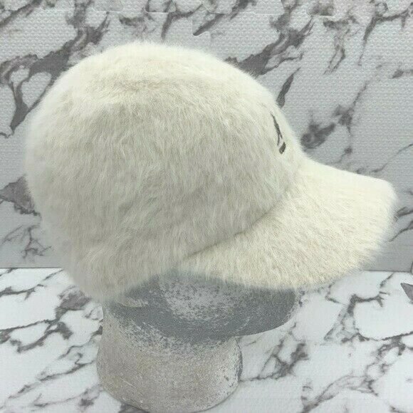 Kangol | Accessories | Mens Kangol Off White Real Fur Furgora Stretch ...